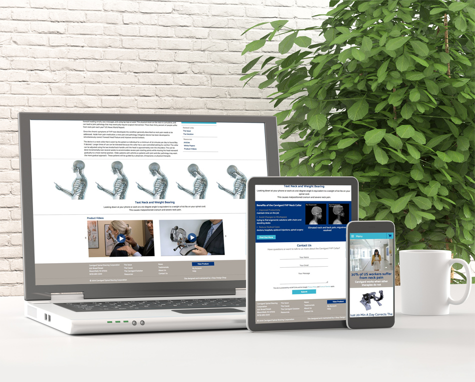 Cervigard Responsive Website