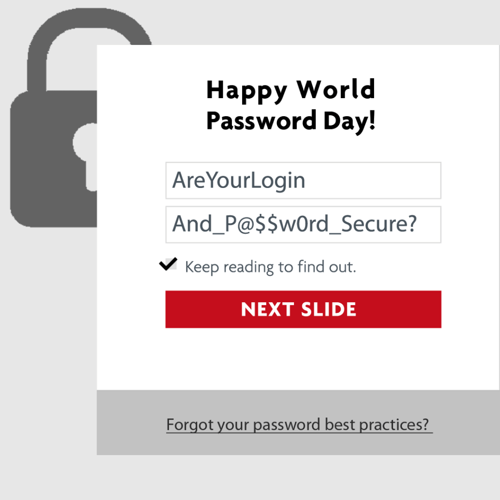 Password Tips for World Password Day - 1-Stop Design Shop